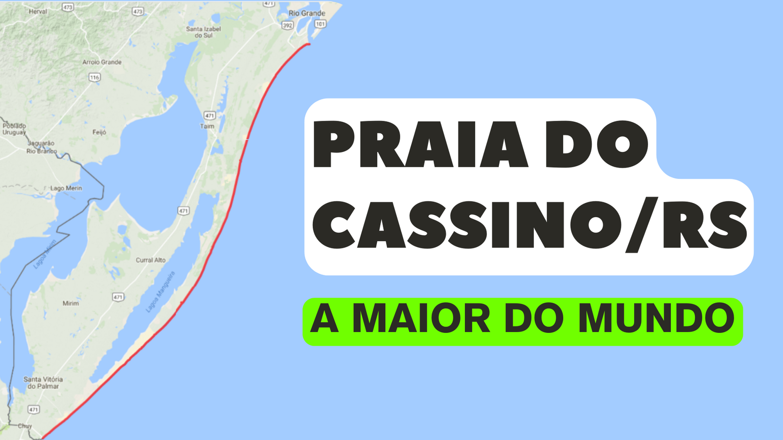 Praia do Cassino: A Maior Praia do Mundo - Hora do Saber
